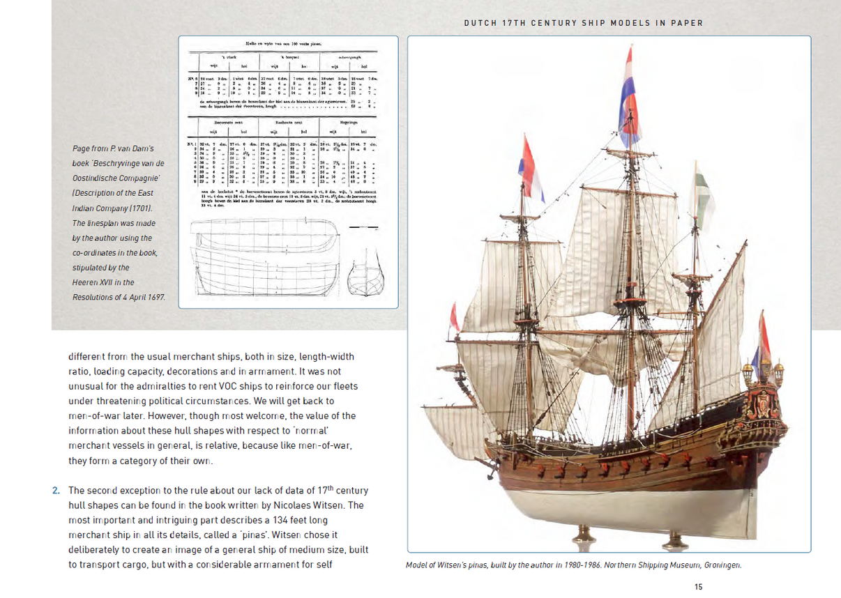Dutch 17th Century Ship Models in Paper by Ab and Emiel Hoving ...