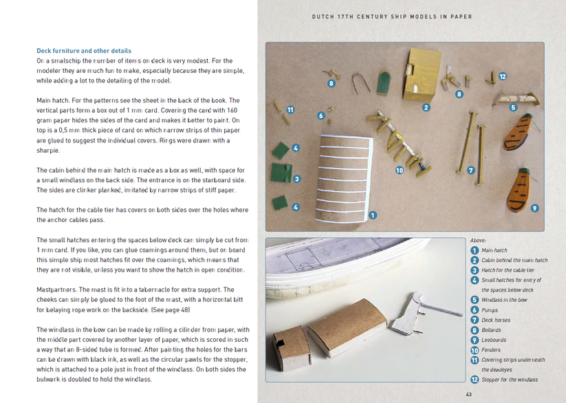 Dutch 17th Century Ship Models in Paper by Ab and Emiel Hoving ...